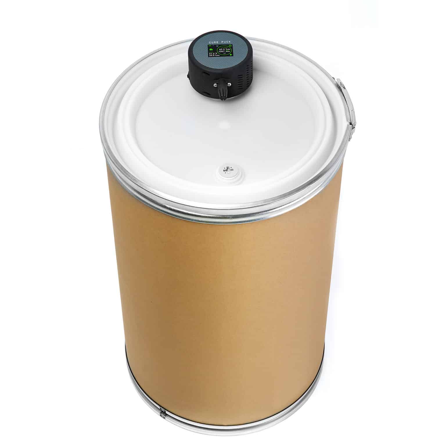 PE Lined Fiber Barrel - Cure Puck