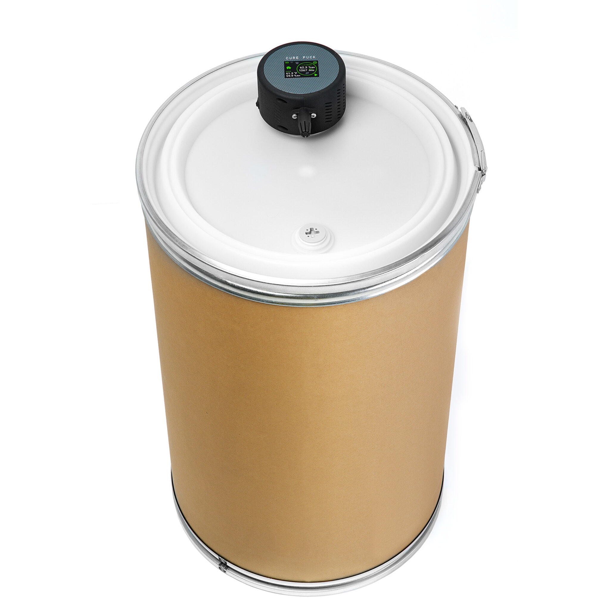 PE Lined Fiber Barrel - Cure Puck